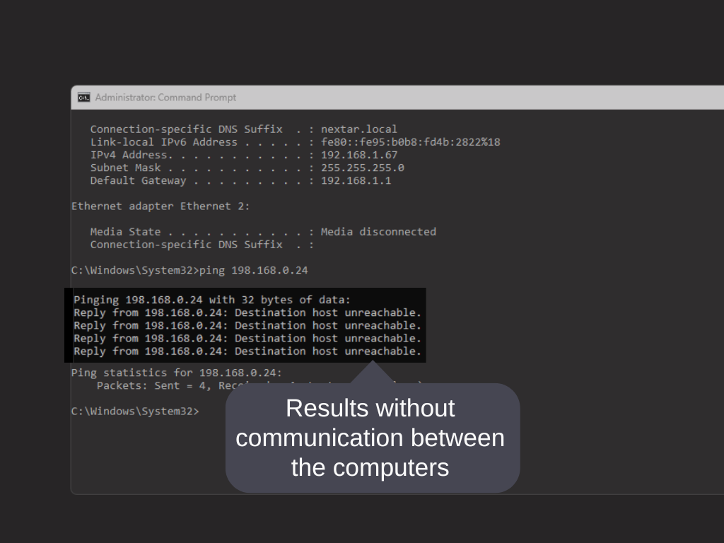 What to do when Nex Admin in the terminal does not locate the server?